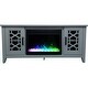 Hanover 56-in. Arcadia Mid-Century Modern Electric Fireplace Heater ...
