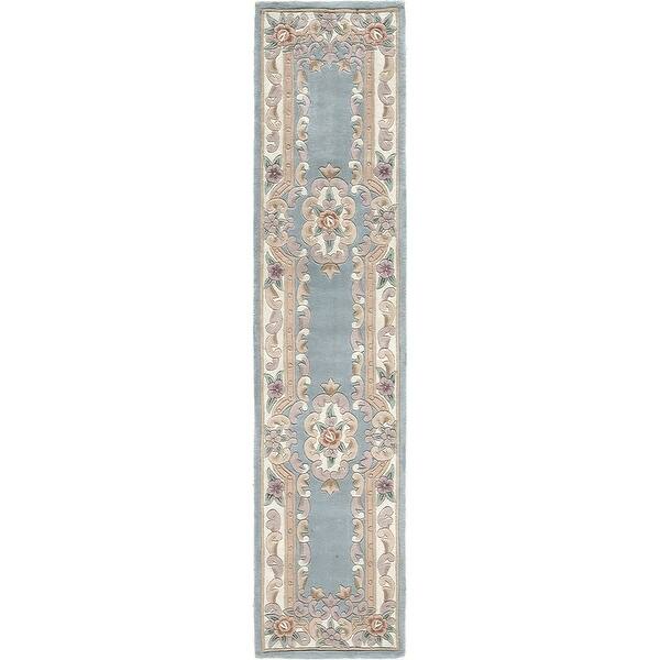 Caleb Hand-Tufted Wool Oriental Runner (2'3" x 10') - 2'3" x 10' Runner ...