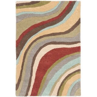 SAFAVIEH Handmade Soho Aleandra Waves N.Z. Wool Rug - Bed Bath & Beyond ...