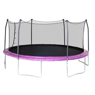 Skywalker Trampolines Purple 17-foot Oval Trampoline with Enclosure ...