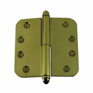 Brass Lift Off Left Door Hinge 4inch Radius Helmet Tip Renovators ...