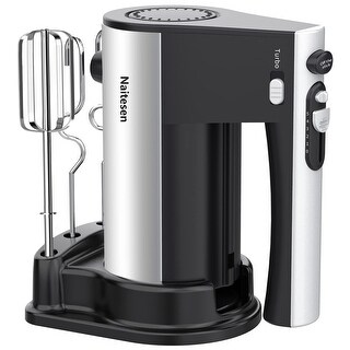 600W Electric Hand Mixer Kitchen Handheld Mixer 10 Speed Powerful with ...