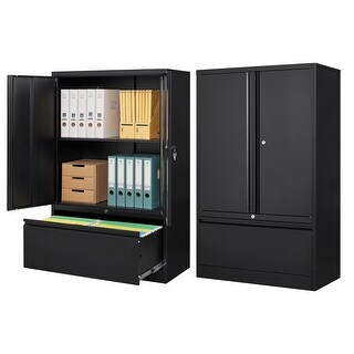 File Cabinet, Metal Cabinet, Metal Storage Cabinet with Shelf and ...