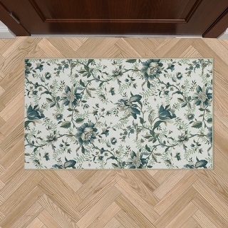Laura Ashley Machine Washable, Slip Resistant Accent and Runner Rugs ...