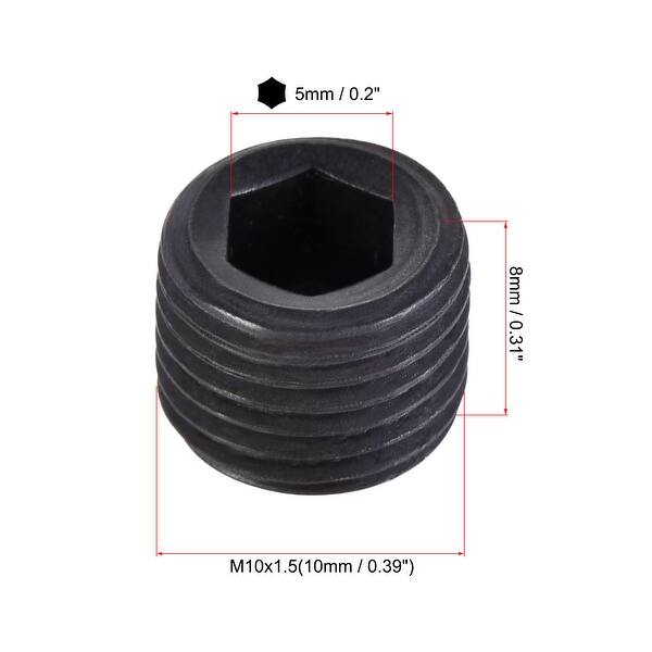 Carbon Steel Internal Hex Thread Socket Pipe Plug,M Male Thread Pipe ...