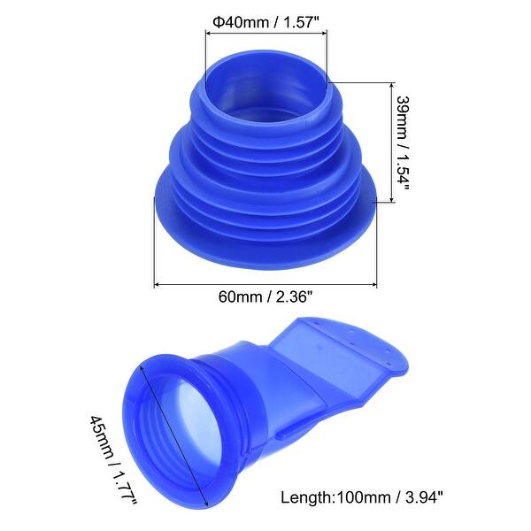 2Set Sewer Drain Pipe Sealing Plug w Blue Anti-odor Core - Bed Bath ...