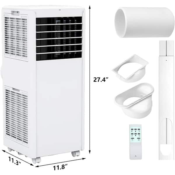 8000 Btus Portable Air Conditioner Cooling Up to 350sq.ft. - N/A - On ...