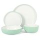 Sur La Table Kitchen Essentials 16-Piece Two-Tone Porcelain Dinnerware ...
