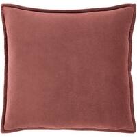 Vianne Solid Rust Pillow Cover - (18" x 18") - Bed Bath & Beyond - 23143663