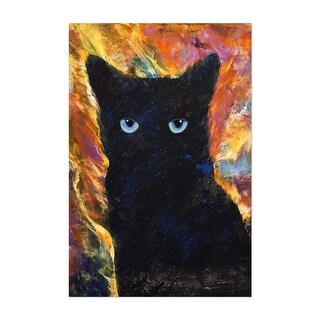 Little Ninja Painting Animals Cat Whimsical Art Print/Poster - Bed Bath ...