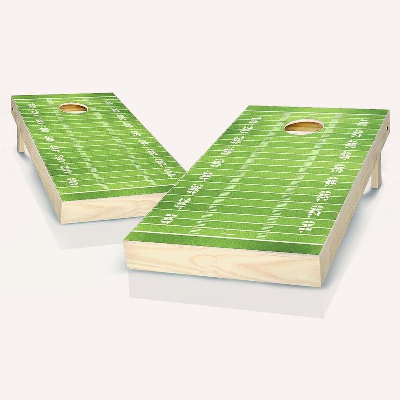 Football Field Cornhole Board Outdoor Game Set - Bed Bath & Beyond ...