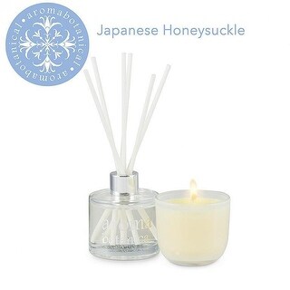 Set Of 2 Japanese Honeysuckle Candle And Reed Diffuser - Bed Bath ...