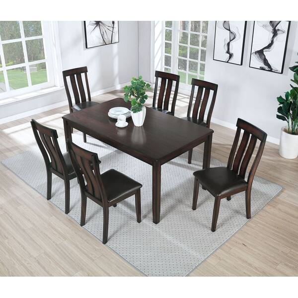 Vilo Home Brunswick 7 Piece Dining Set - Bed Bath & Beyond - 40043767