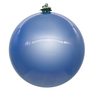 Vickerman 10" Periwinkle Pearl UV Drilled Ball Ornament, 1 per bag ...