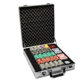 500 Ct Hi Roller 14 Gram Poker Chip Set w/ Claysmith Case - Bed Bath ...