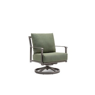 Aspen Cushion 3 Piece Seating Set with 2 Swivel Rocker Lounge Chairs ...