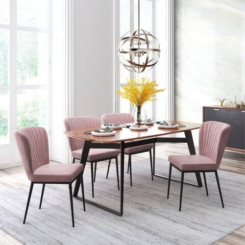 Birch Fork Dining Chair (Set of 2) Pink - Overstock - 24071982