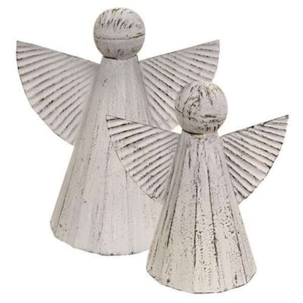 2/Set Shabby Chic Metal Angels - Set of 2 - Bed Bath & Beyond - 36950614