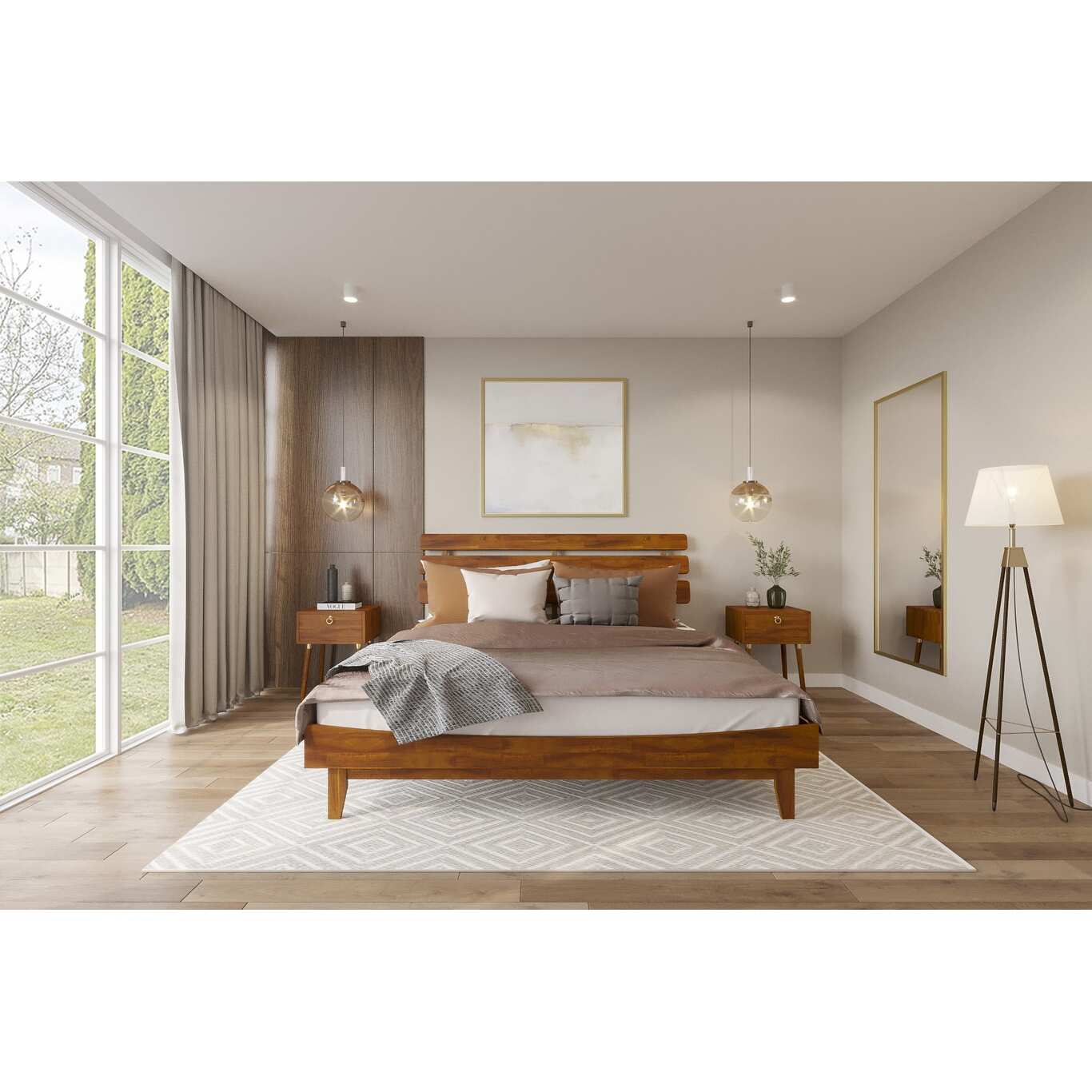 Chocolate bed frame store