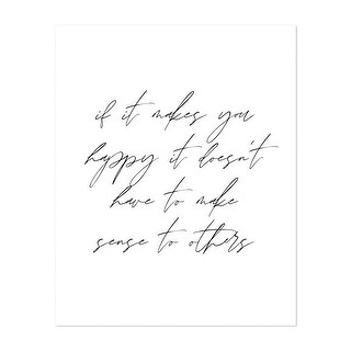 Typography Inspirational Minimal Modern Motivational Art Print/Poster ...