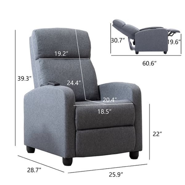 Adjustable Push Back Recliners for Living Room - Bed Bath & Beyond ...
