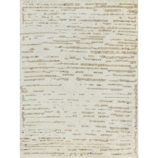 EXQUISITE RUGS Vista Hand-loomed Wool/Bamboo Silk Beige Area Rug. - Bed ...