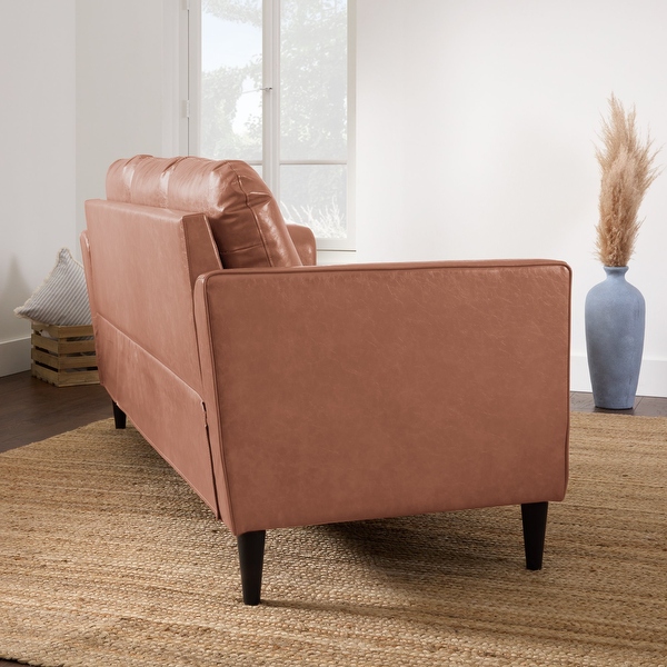 Brookside Clara 73 Upholstered Curved Arm Sofa On Sale Bed Bath Beyond 34212492