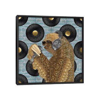 iCanvas "Singing Sloth" by Angelika Parker Framed Canvas Print - Bed ...