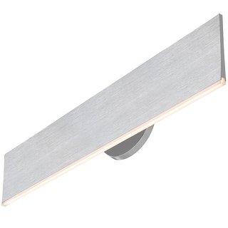 PageOne Lighting Prometheus 2.90 pound Satin Aluminum LED Wall Sconce ...