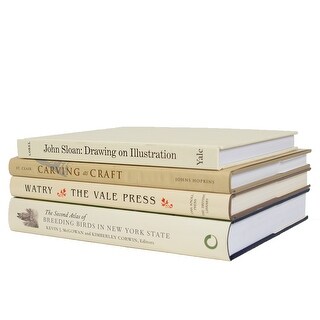 Books Beige Decorative Accessories: Buttercream Colorstak - Bed Bath ...