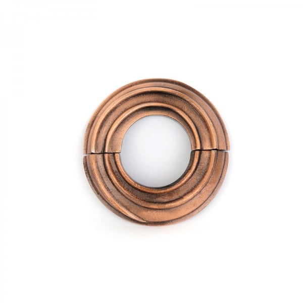 Copper Oil Rubbed Spiral Radiator Flange 1-1/2" (IPS) Pipe Flange: 1-7/ ...
