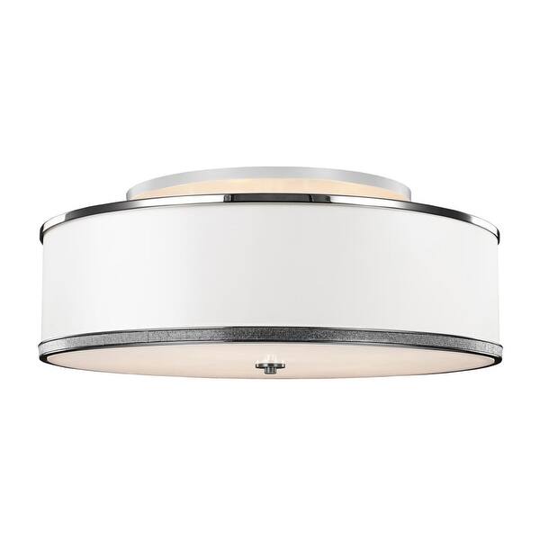 Feiss SF327 Pave 5 Light Semi-Flush Ceiling Fixture - Polished Nickel ...