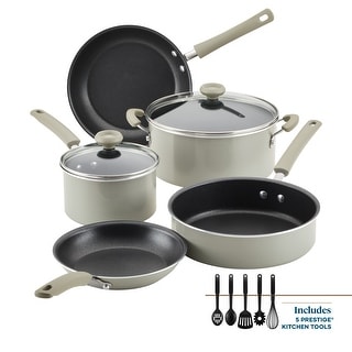 Farberware DuraStrong Nonstick Cookware Pots and Pans Set, 12-Piece ...