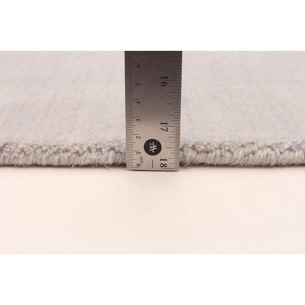ECARPETGALLERY Hand Loomed Kashkuli Gabbeh Light Grey Wool Rug - 9'3 x ...