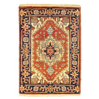 Fine Hand Knotted Persian serapi design 2' X 3' - 2' x 3' - Bed Bath ...