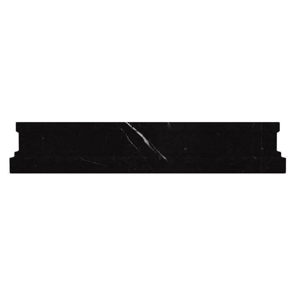 Apollo Tile 10 pack 2-in W x 12-in L Marble Honed Chair Rail Tile Trim ...