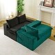 Luxury Color-Block Multifunctional Sofa, Arrangeable In Single Row ...