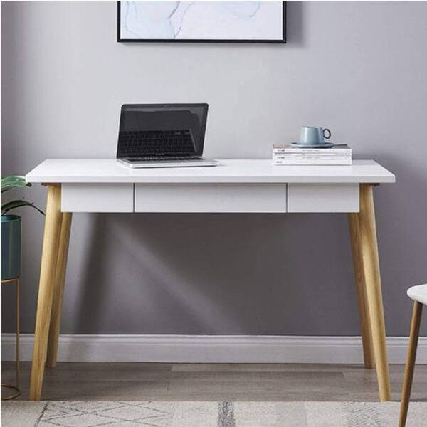 White computer table mdf office table study writing table - Bed Bath ...