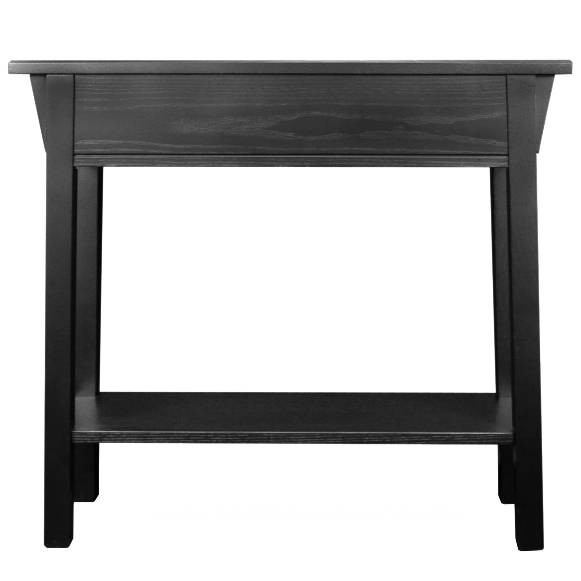 Leick Mission Console Table Hall Stand Russet