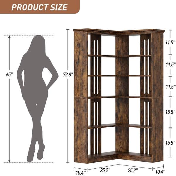 Farmhouse Bookshelf Corner - Bed Bath & Beyond - 40401511