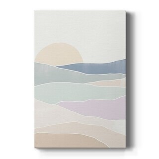Wave Tableau I Premium Gallery Wrapped Canvas - Ready to Hang - Bed ...