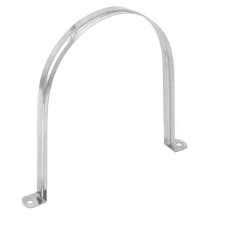 M160 304 Stainless Steel Two Hole Pipe Strap Tension Tube Clip Clamp ...