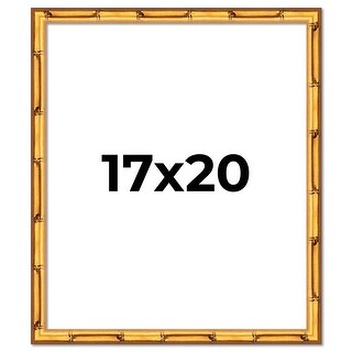 17x20 Frame Gold Real Wood Picture Frame Width 1 inches | Interior ...