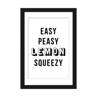 iCanvas "Easy Peasy Lemon Squeezy" by Seven Trees Design - Bed Bath ...
