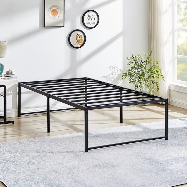 18 inch platform bed frame twin store