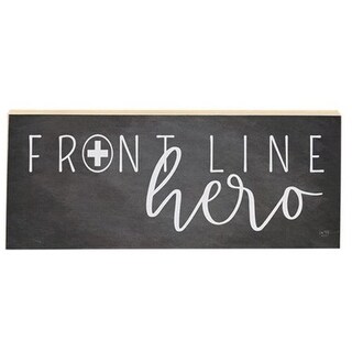 Front Line Hero Block - 10"W x 4"H - Bed Bath & Beyond - 32399436