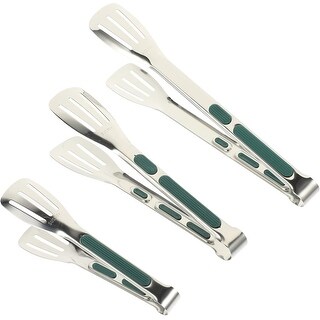 3Pcs Stainless Steel Multi Purpose Kitchen Tongs - On Sale - Bed Bath ...