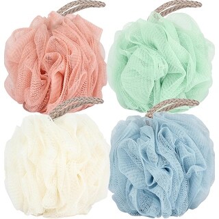 4-Pack Soft Exfoliating Loofah Spongefor Smooth Soothing Skin - Multi ...