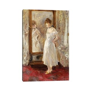 iCanvas "The Psyche Mirror, 1876" by Berthe Morisot Canvas Print - Bed ...