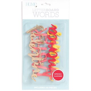 Dcwv Letterboard Words-Spring & Summer - Bed Bath & Beyond - 20199013